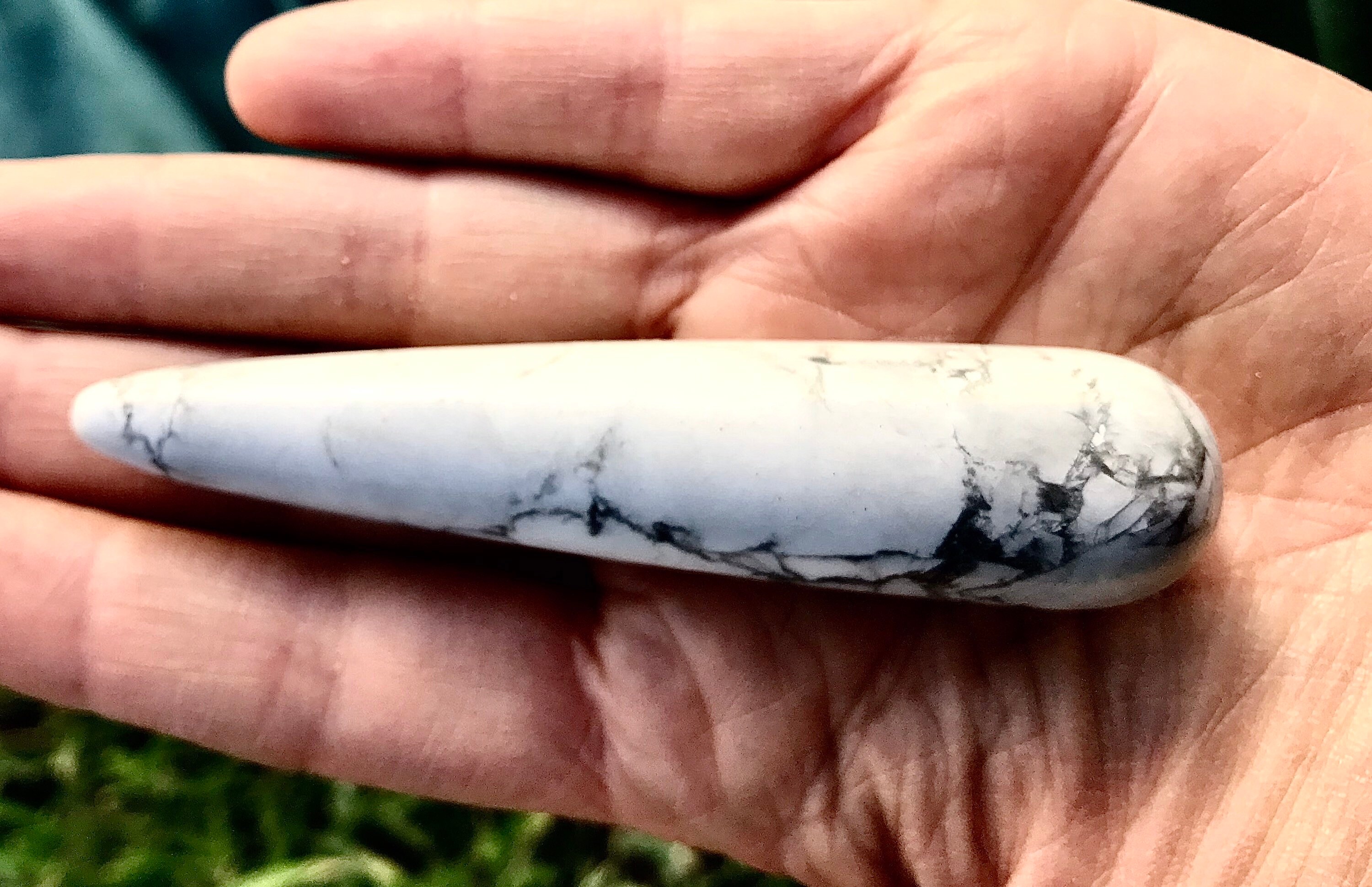 Raw Howlite Polished Pyramid Crystal Slab Chunks Spiritual - Etsy