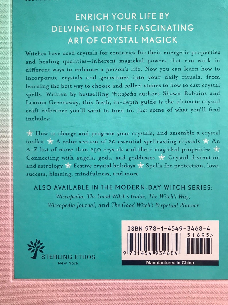 The Crystal Witch Book the Magical Way to Calm and Heal the - Etsy