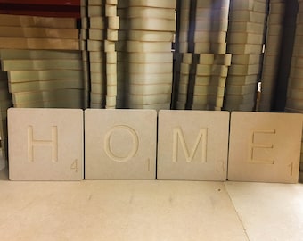 Large scrabble tiles | Etsy