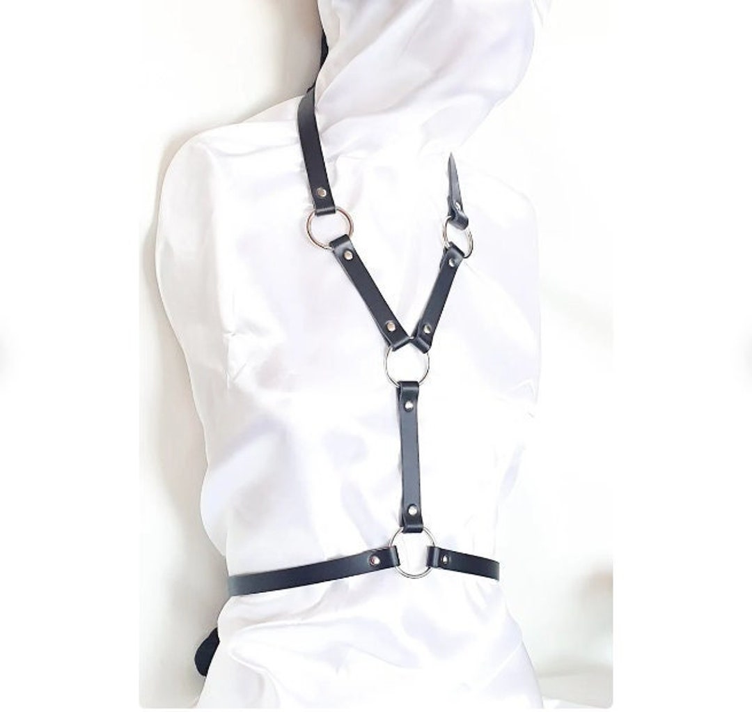 Leather Harness, Y Type, Upper Body, Elegant, Daily Wear, BDSM, Fetish ...
