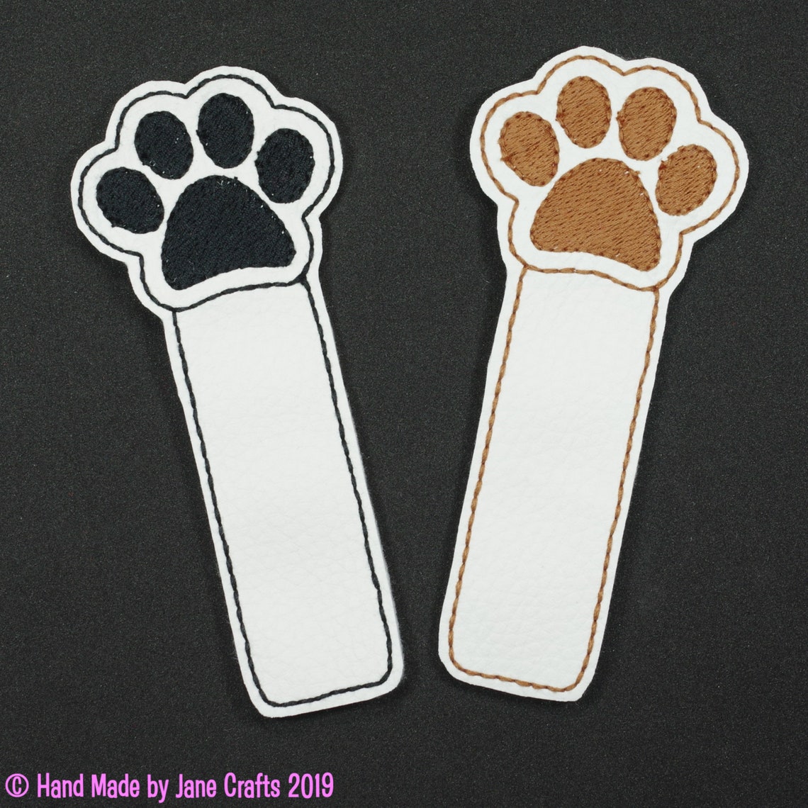 Bookmark Paw Print Animal Love Dog Lover Cat Love Page - Etsy