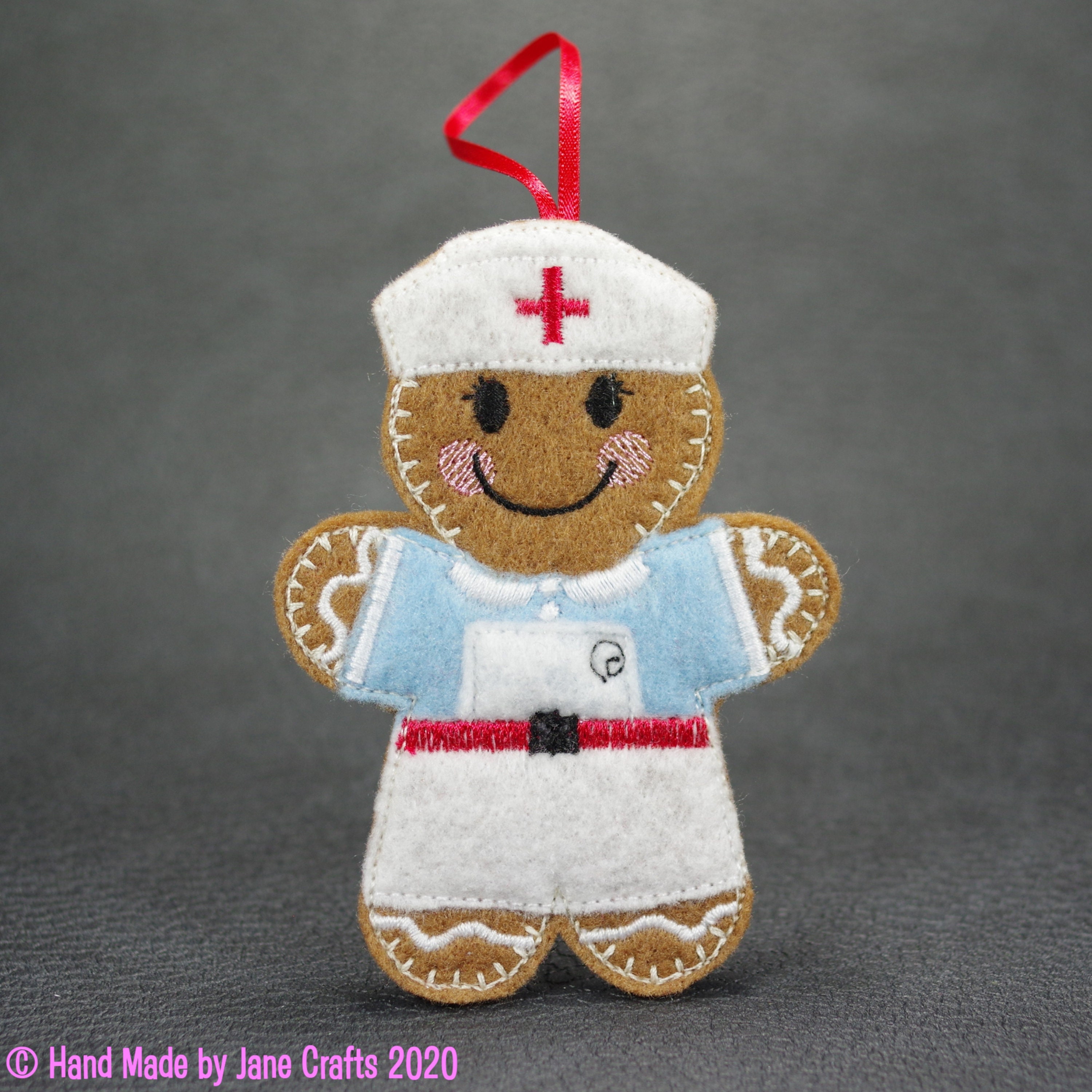 Nurse Gingerbread Medical Hospital Worker - Etsy UK