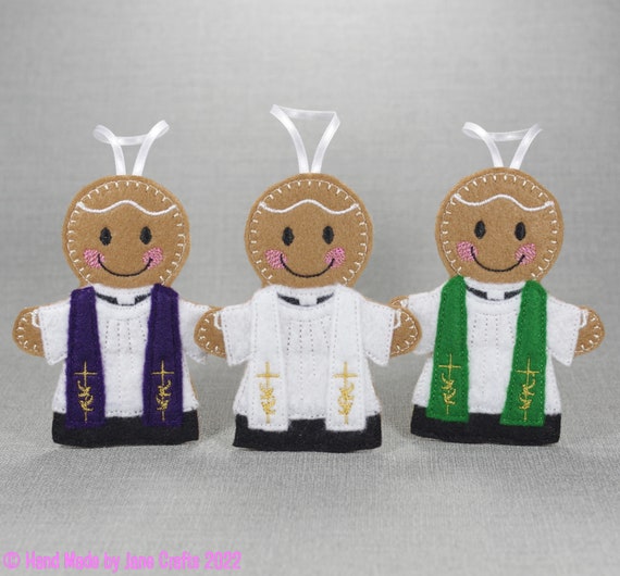 Priest Gift Vicar Gift Gingerbread Man - Etsy UK