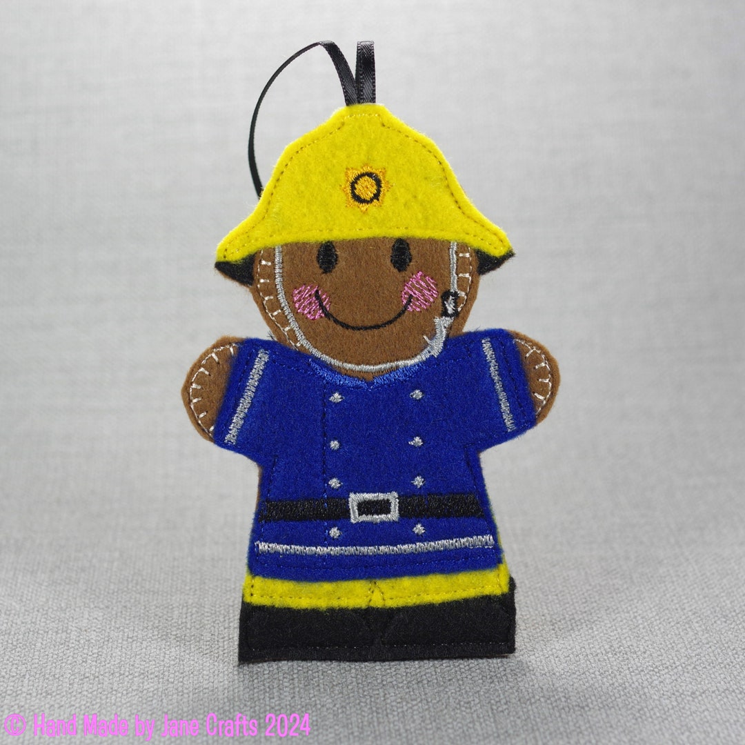 Fireman, Fire Fighter, Gingerbread, Decoration - Etsy UK