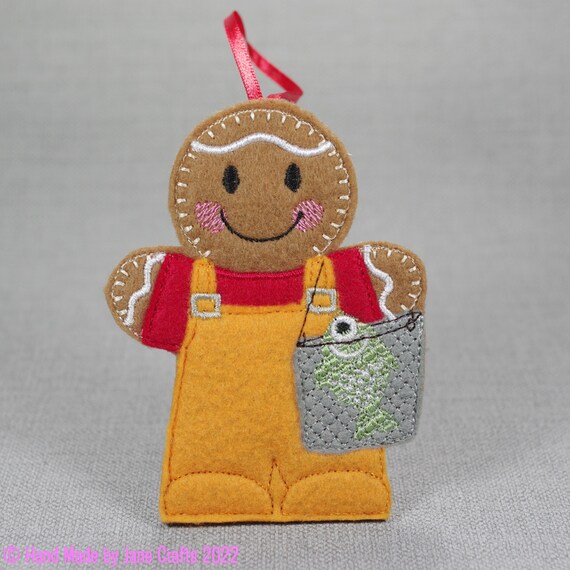 Gingerbread Man Fishing