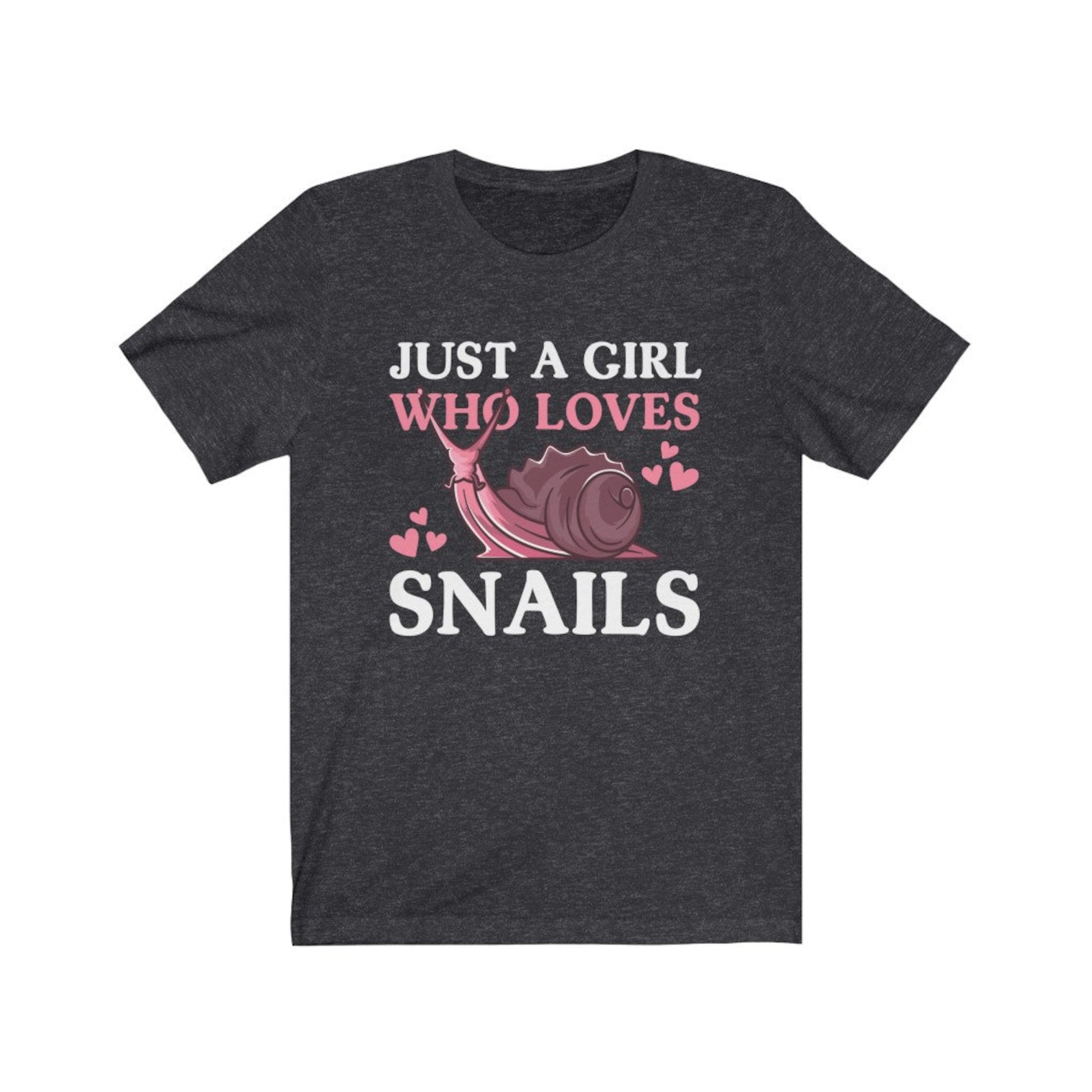 Just a Girl Who Loves Snails Fun Snail Shirt Snail Gifts | Etsy