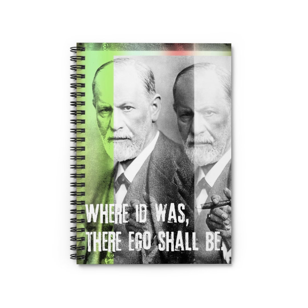 Freud Pop Art Spiral Journal Notebook Sigmund Freud School - Etsy