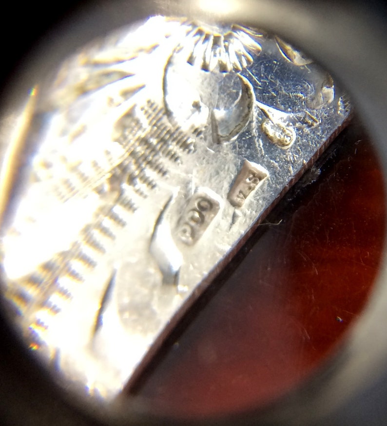 Antique Edwardian Czechoslovakian 900-grade Silver Faux Handle | Etsy