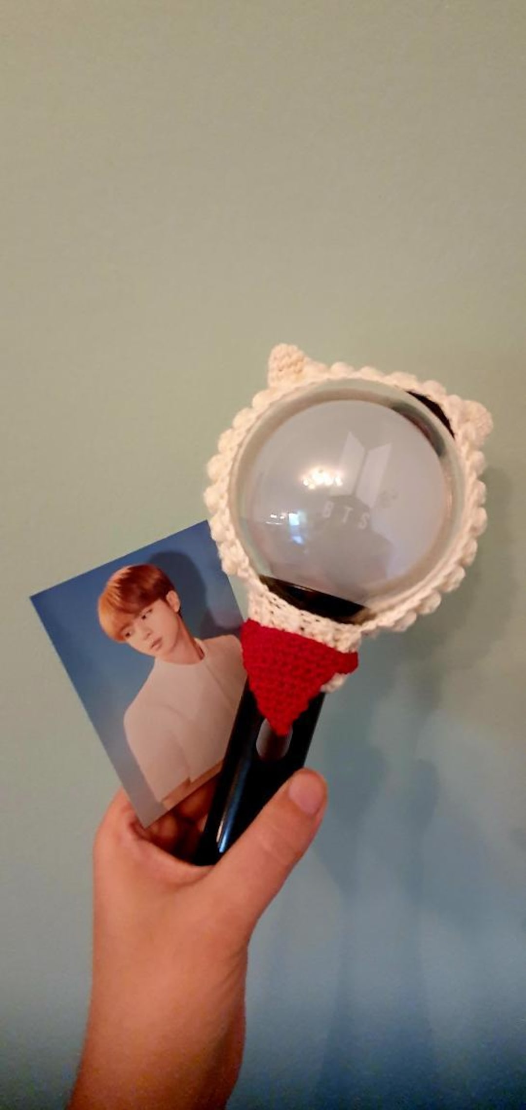 RJ ARMY Bomb Crochet Cover | Lightstick Case | Fanmade Accessory ...
