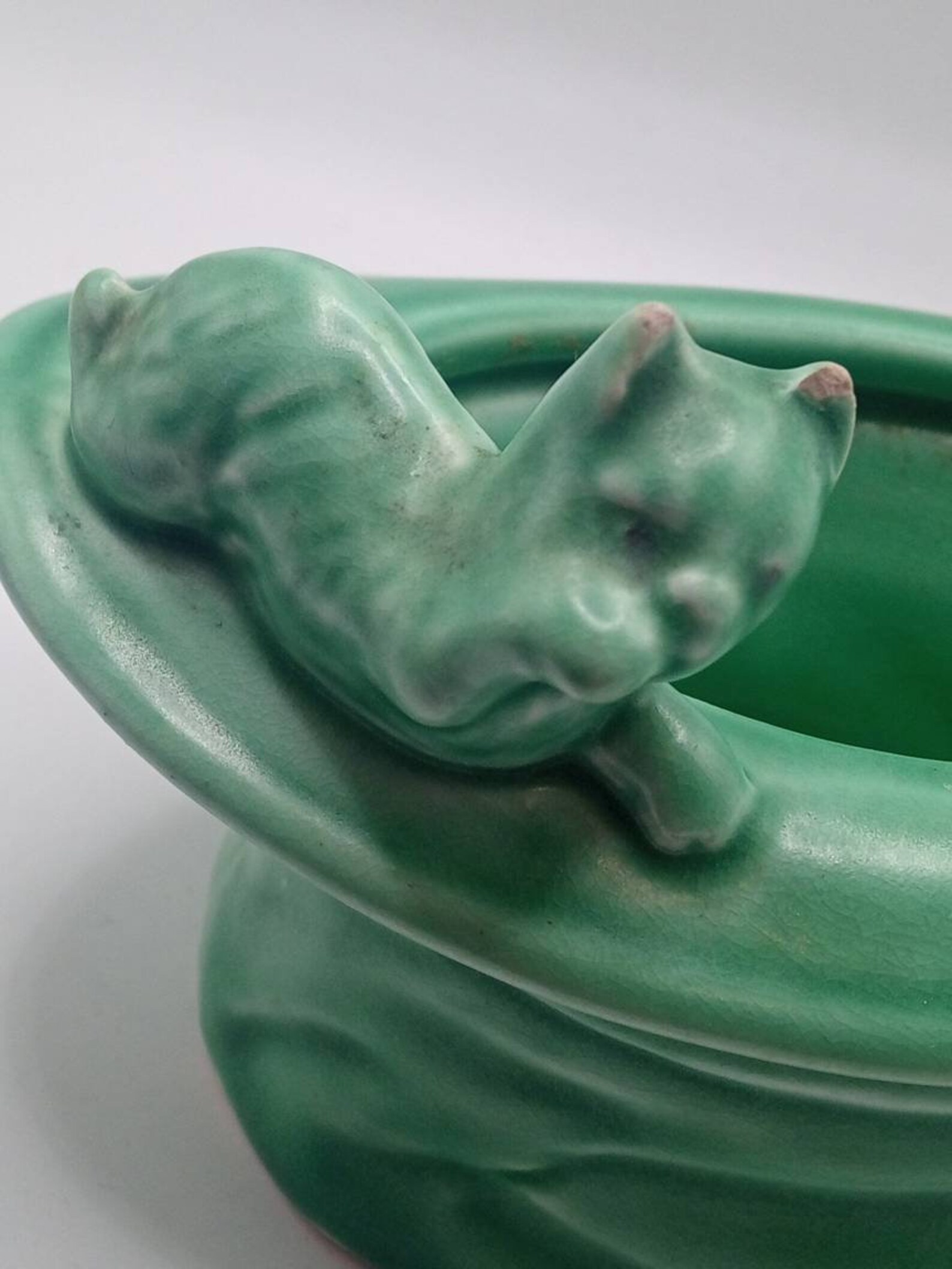 Sylvac Green Cat on Hat No 165 Vintage - Etsy UK