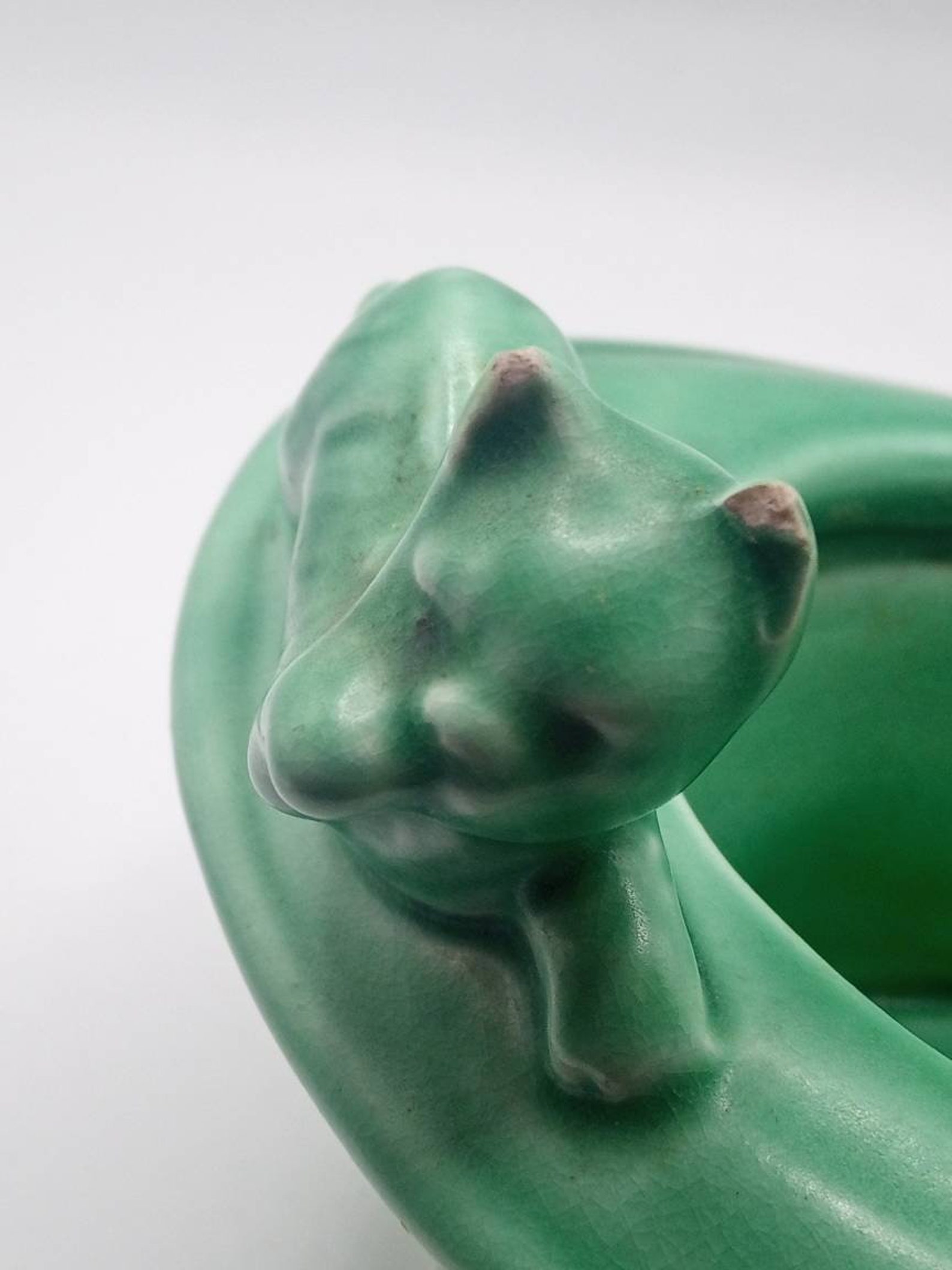Sylvac Green Cat on Hat No 165 Vintage - Etsy UK