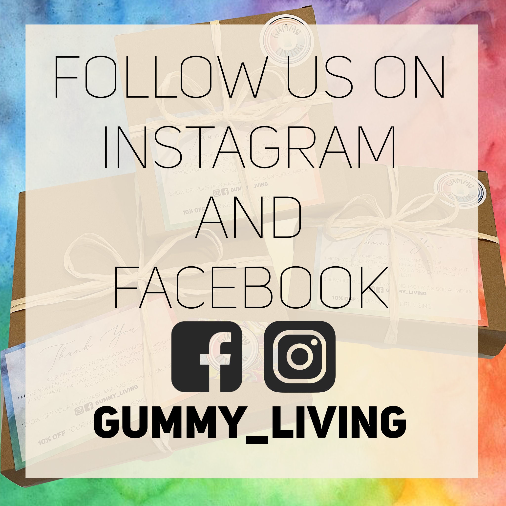 Rainbow Gummy Bear Sticker Pack 6 Pieces Etsy