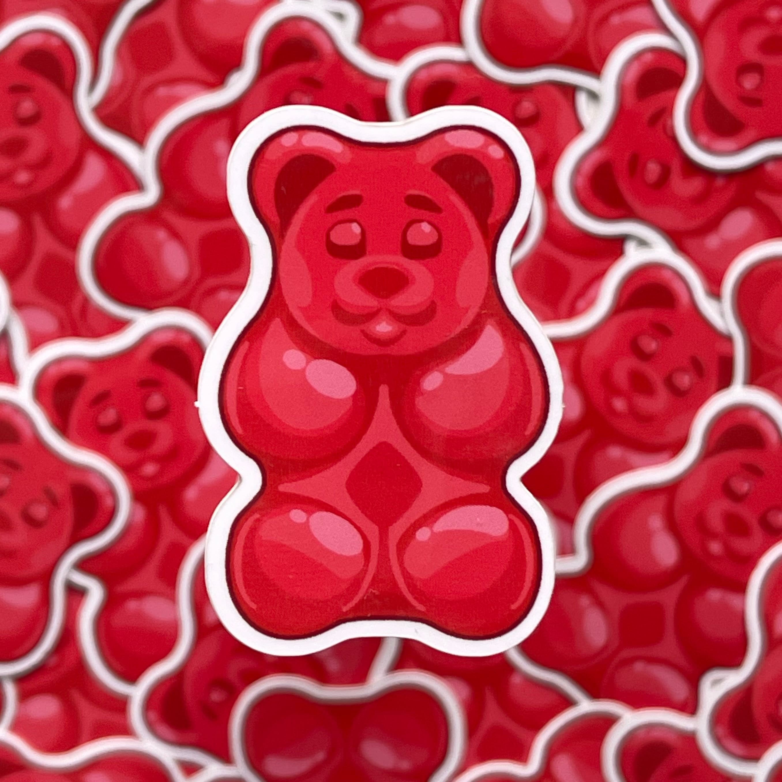 Rainbow Gummy Bear Sticker Pack 6 Pieces | Etsy