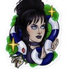 Lydia Deetz Sticker Beetlejuice Halloween Goth Nerdy Geek - Etsy