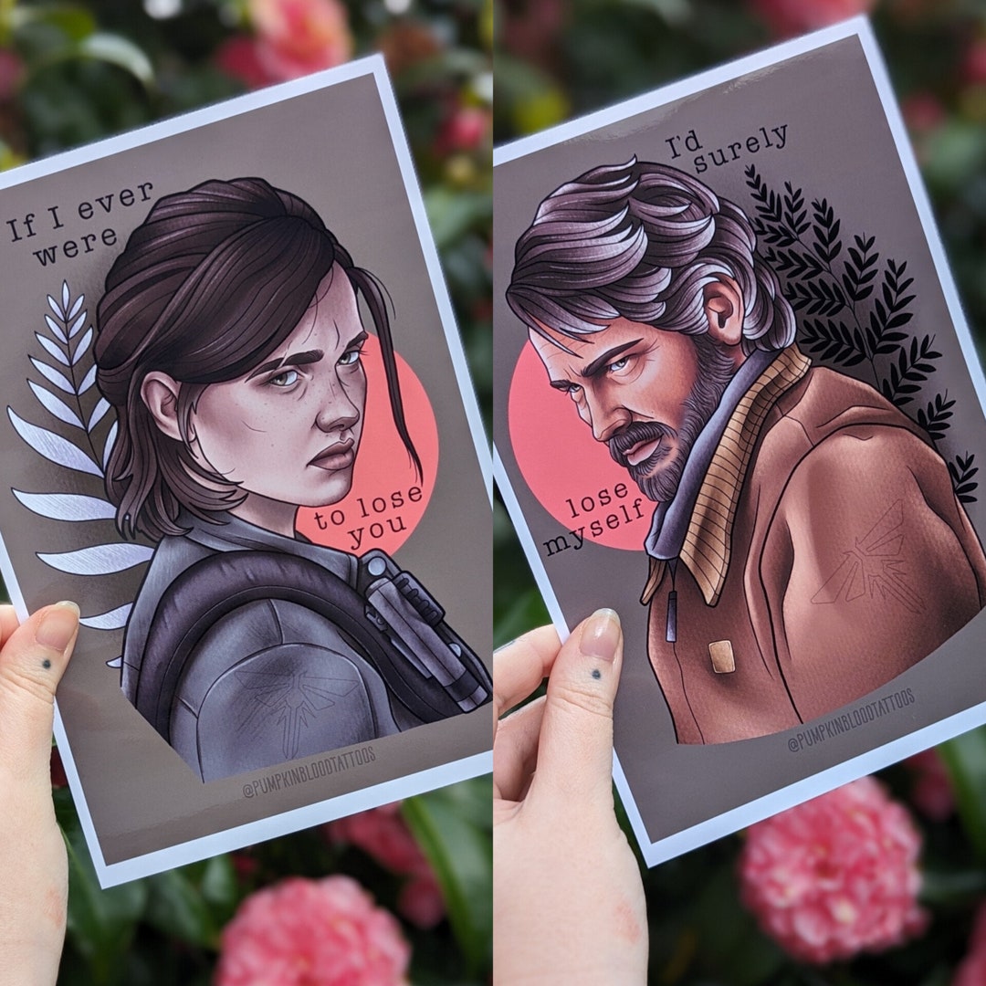 Last of Us - A5, Matching, Joel and Ellie, Portrait, Horror, Video Game ...