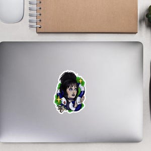 Lydia Deetz Sticker Beetlejuice Halloween Goth Nerdy Geek - Etsy