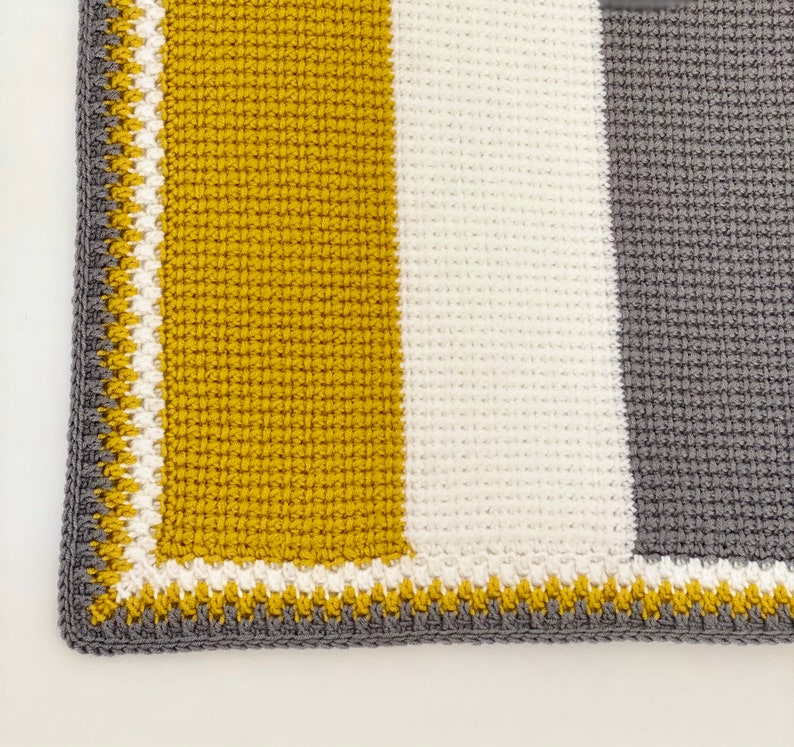 Dots and Dashes Crochet Blanket Pattern - Etsy