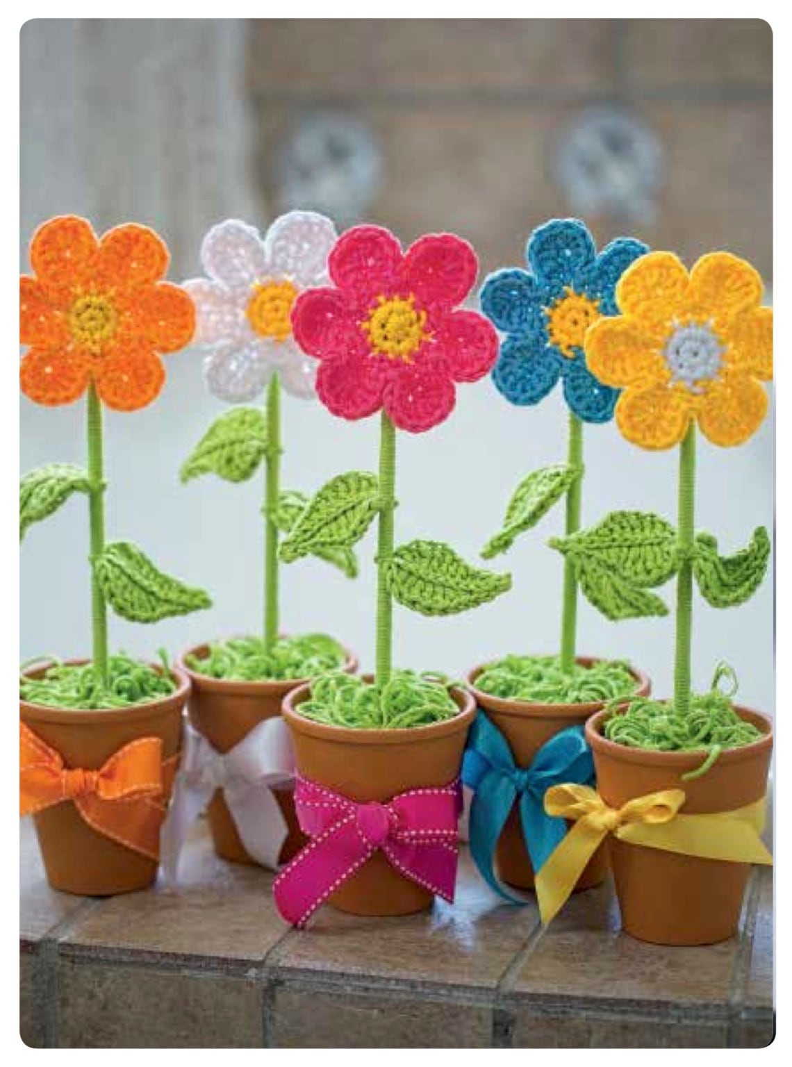 Flower in a Pot Crochet Pattern - Etsy