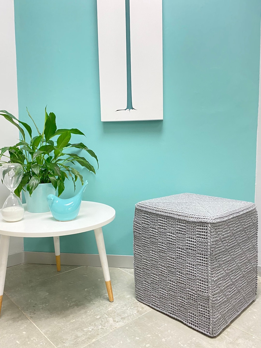 Square Crochet Ottoman or Pouffe Pattern - Etsy