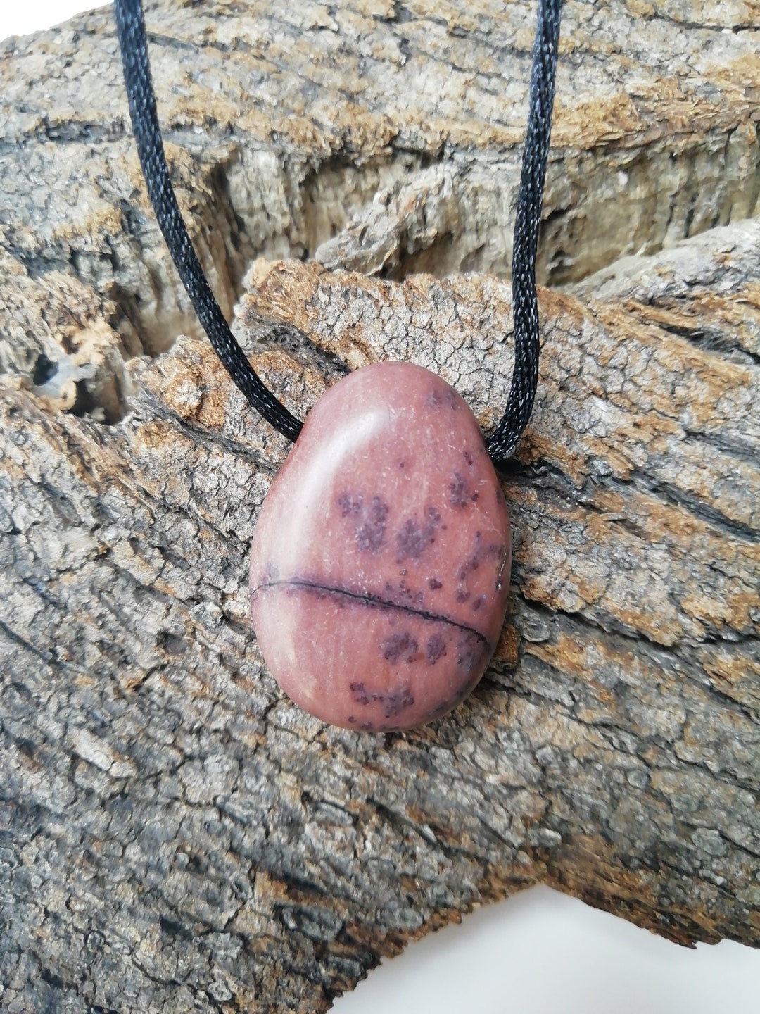 100% Stone Collection: Pendant in Real Porcelanite - Etsy