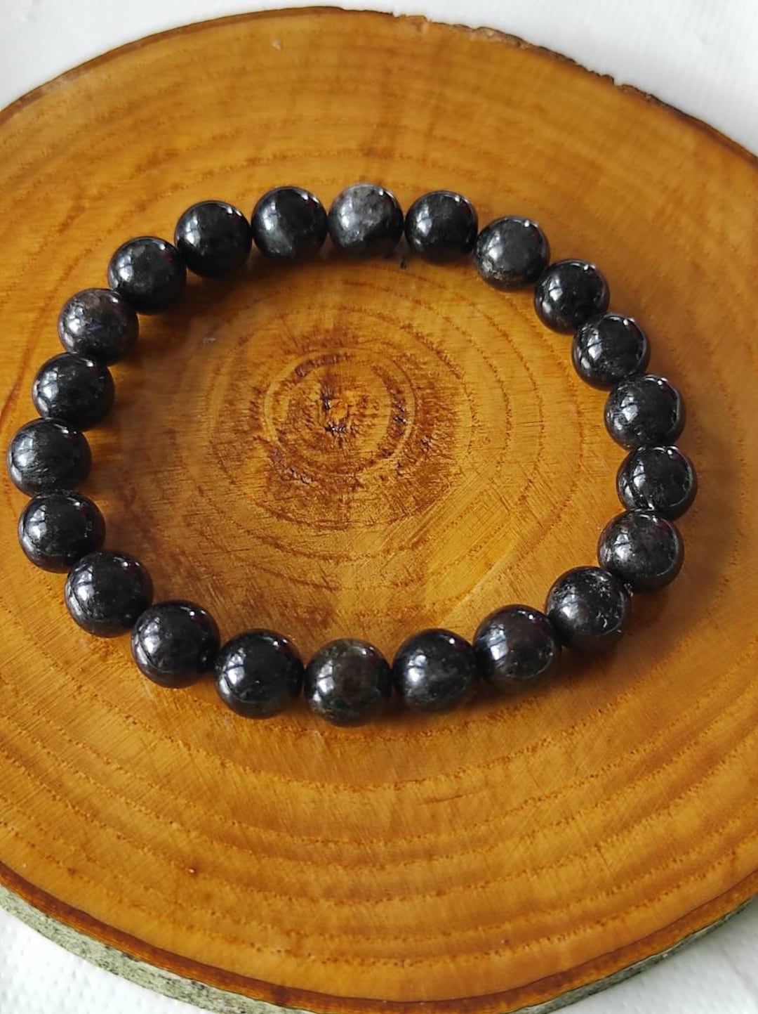 8mm Astrophyllite Bracelet - Etsy