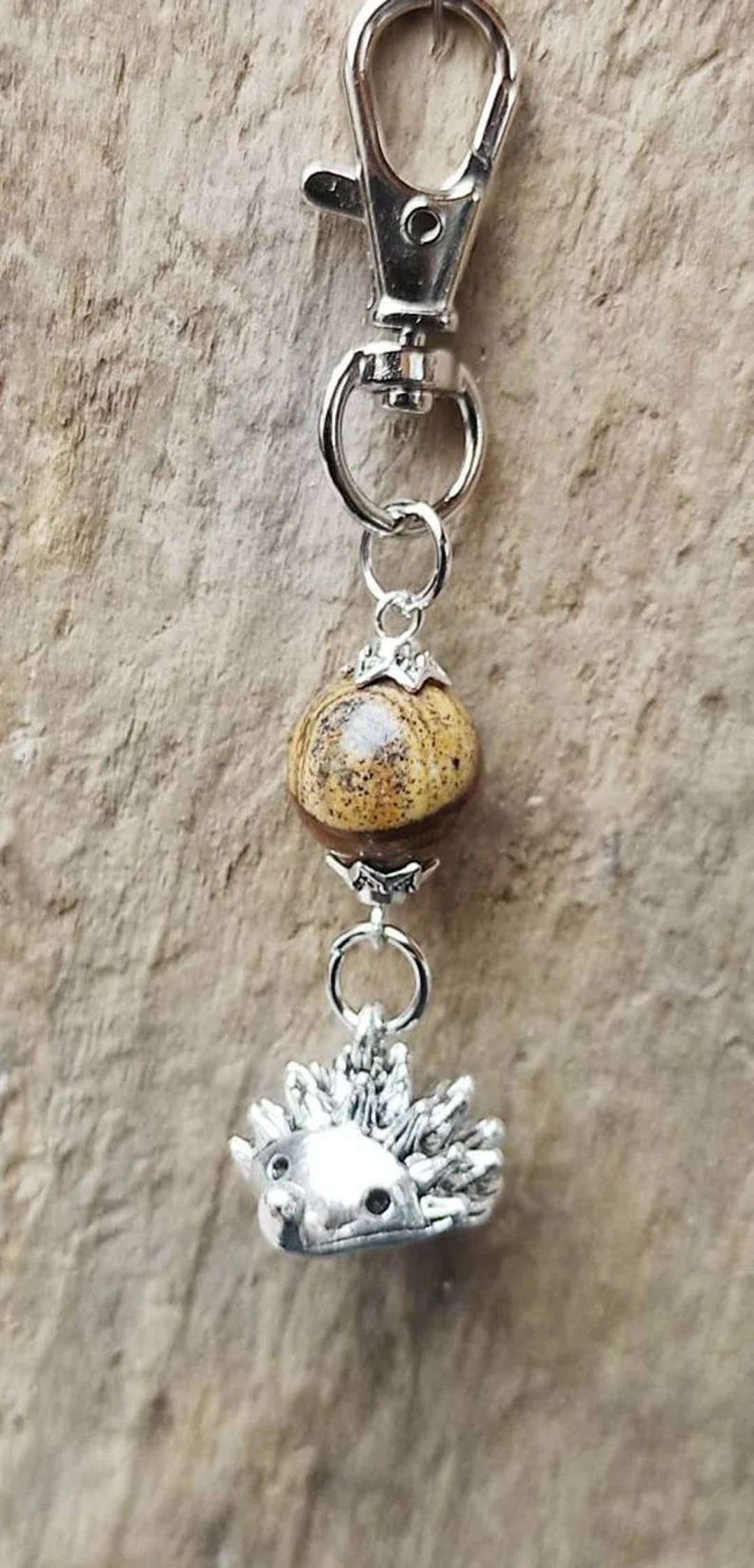 Key Ring: Landscape Jasper - Etsy