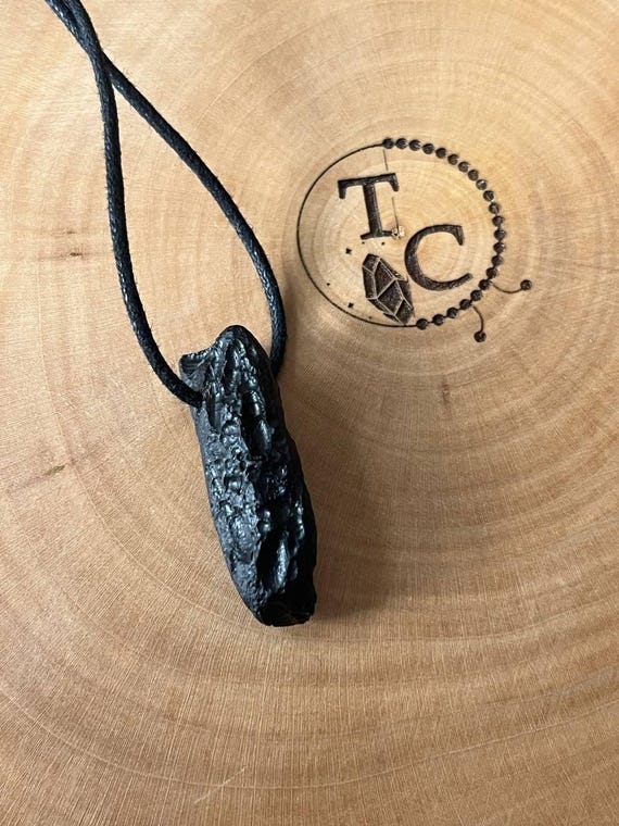 Tektite Pendant Etsy