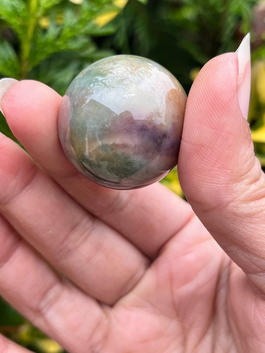 Small Sphere: Indian Agate - Etsy
