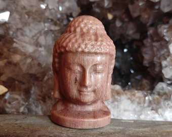 Rhodochrosite Buddha - Etsy