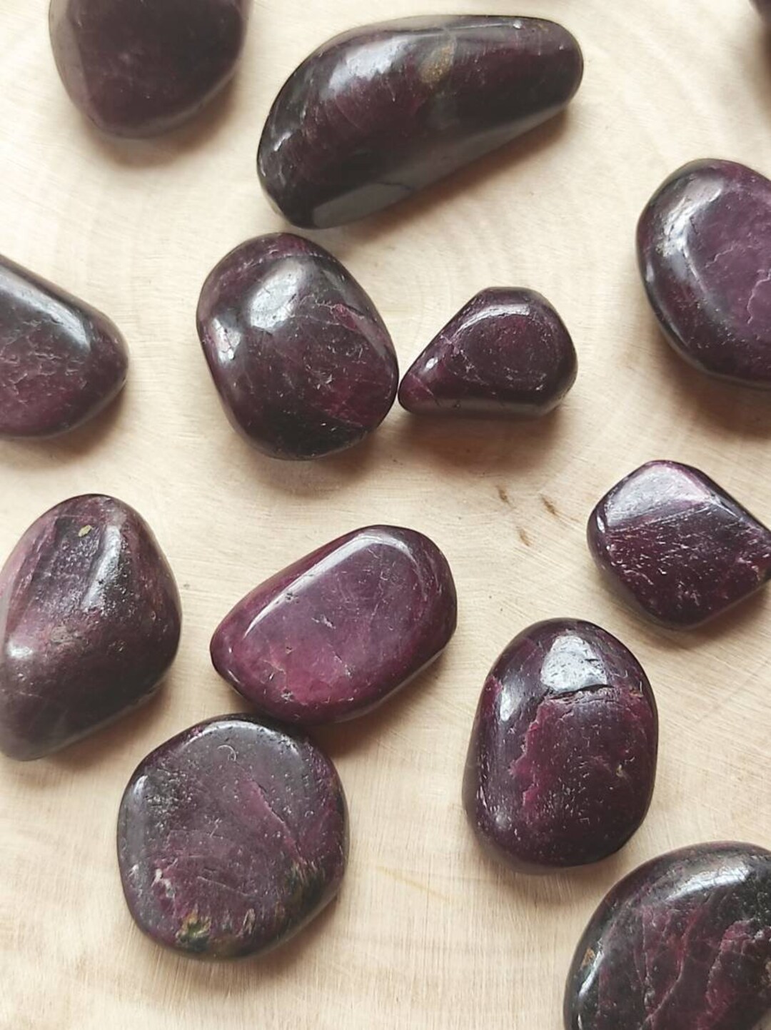 Rolled Stones: Ruby From India - Etsy