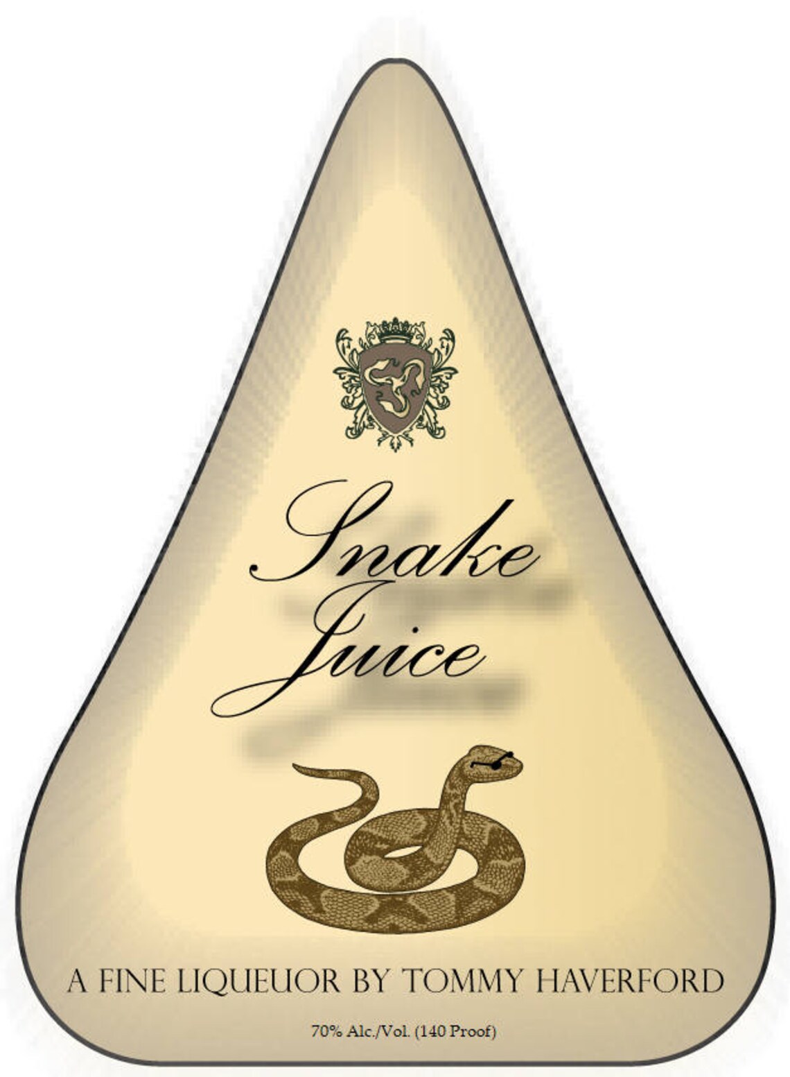 Snake Juice Bottle Logo Decals - Based on the Fictitious Snake Juice ...