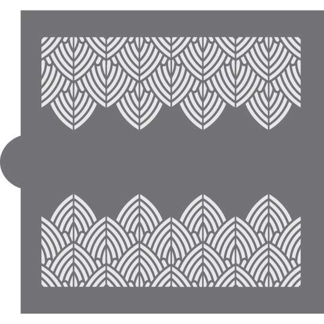 Edison Lace Border Cookie Stencil - Etsy