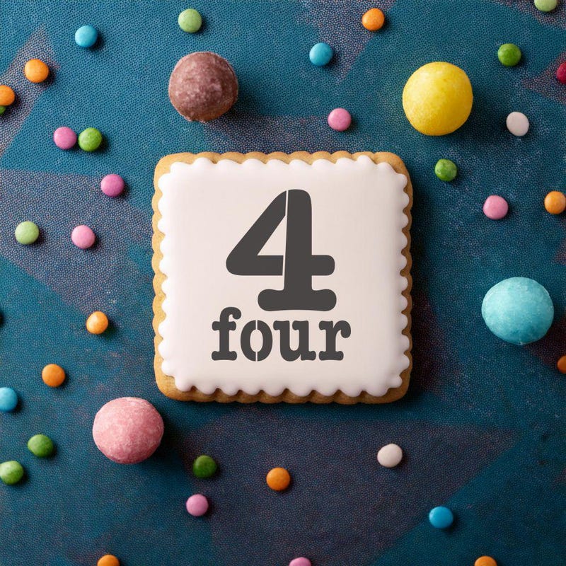 Number Cookies - Etsy