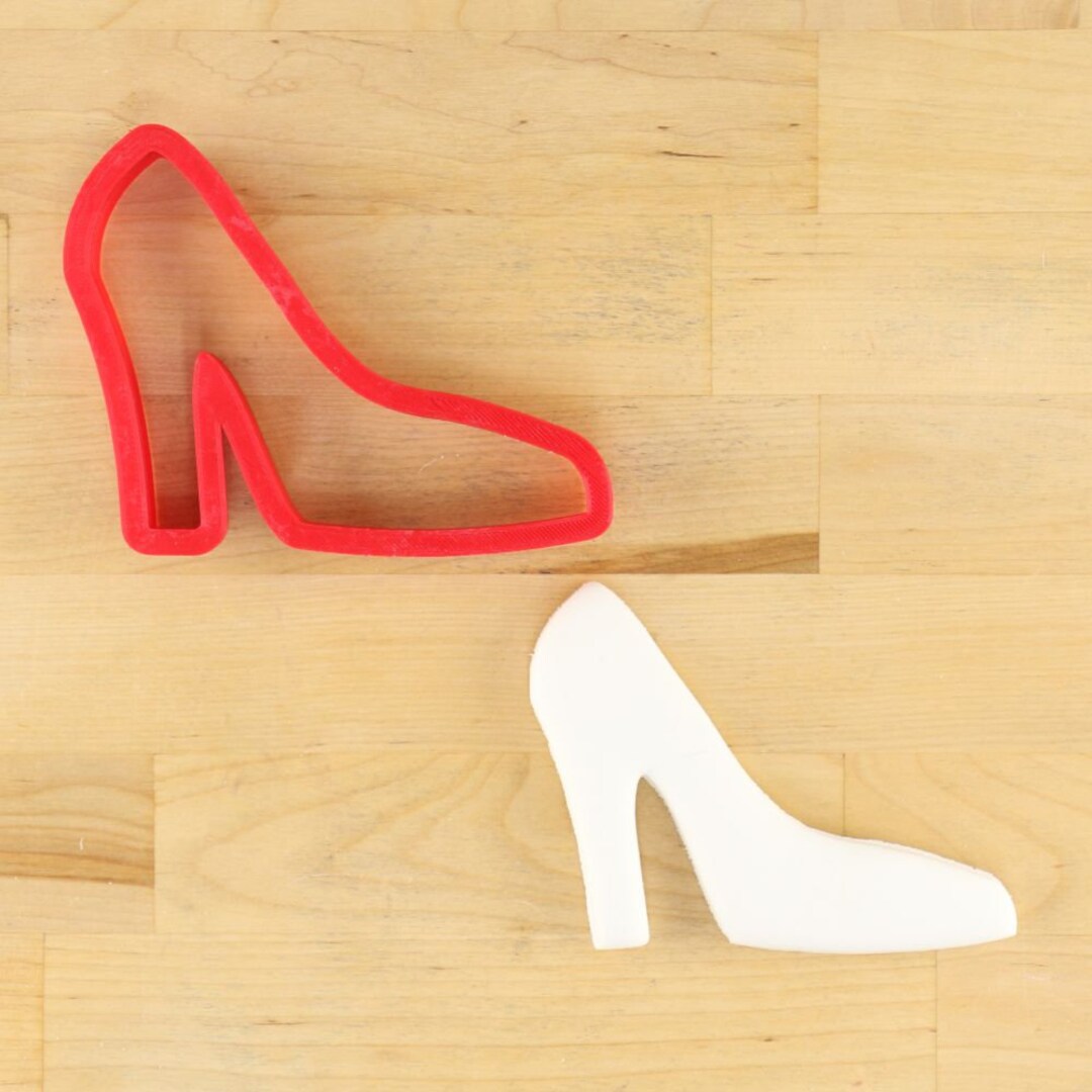 High Heeled Shoe Cookie Cutter | Shoe Shaped Cutter | Heel Shape Cookie ...