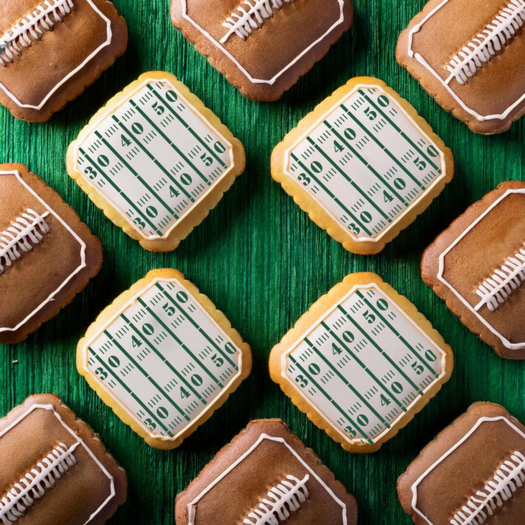 Football Field Cookie Stencil Football Cookie Stencils Sports Cookie ...