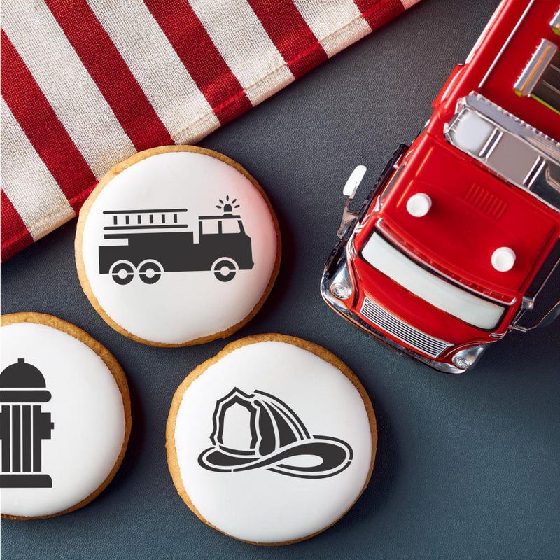 Fireman Cookies - Etsy