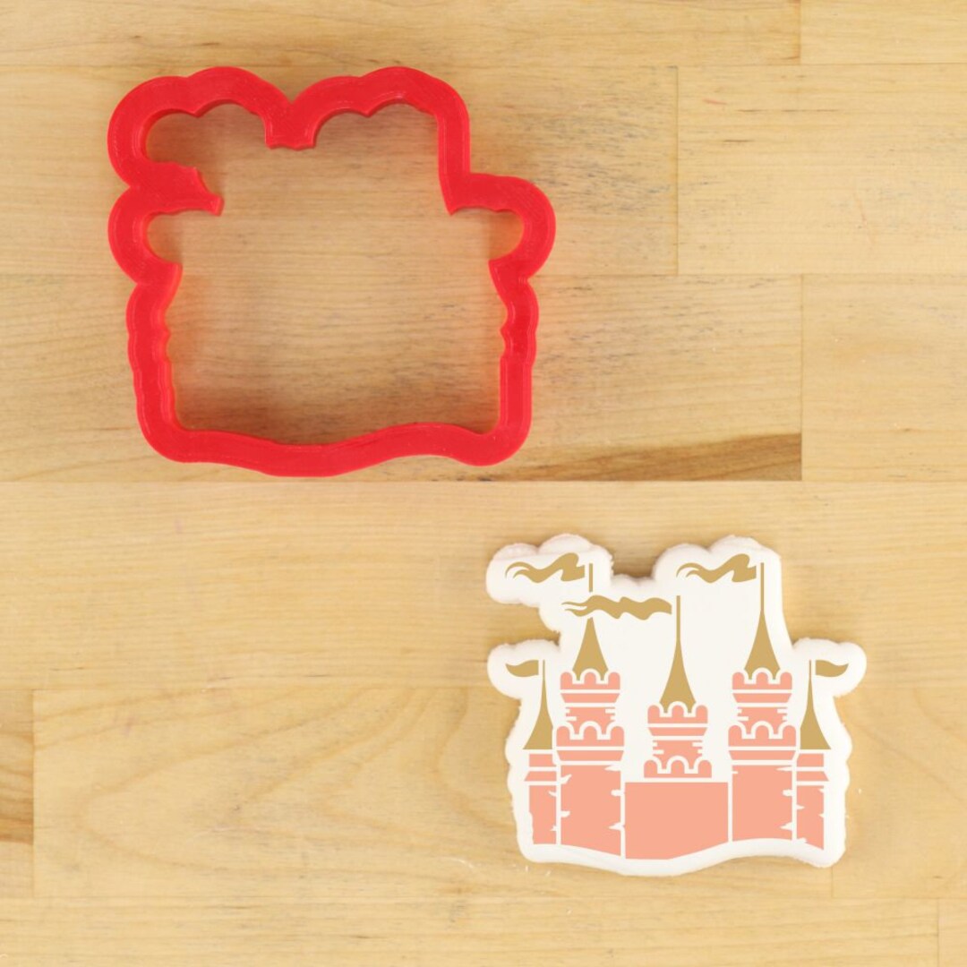 Castle Shaped Cookie Cutter | Princess Cookie Cutter | Princess Cookies ...