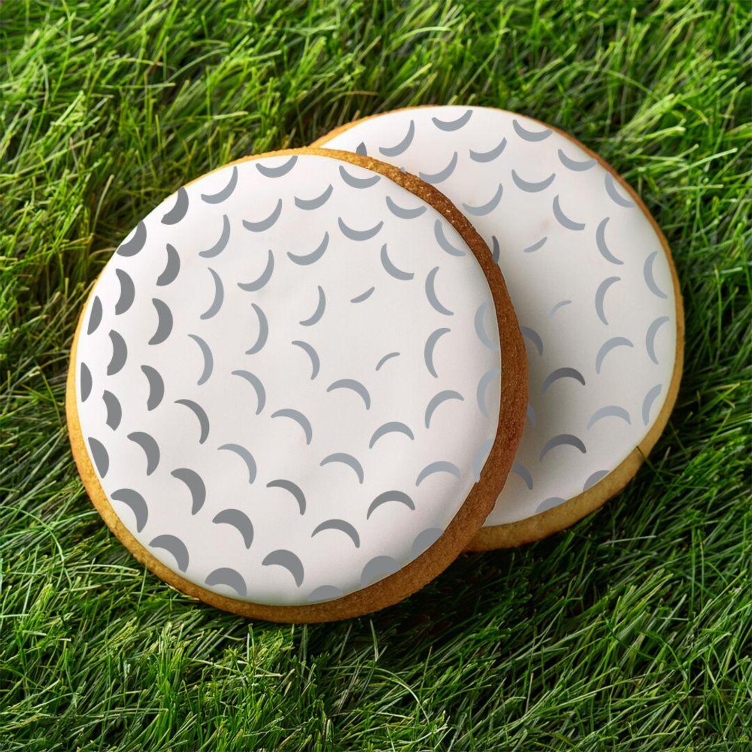 Golf Ball Cookie Stencils | Golf Cookies | Father's Day Cookies | Golf ...