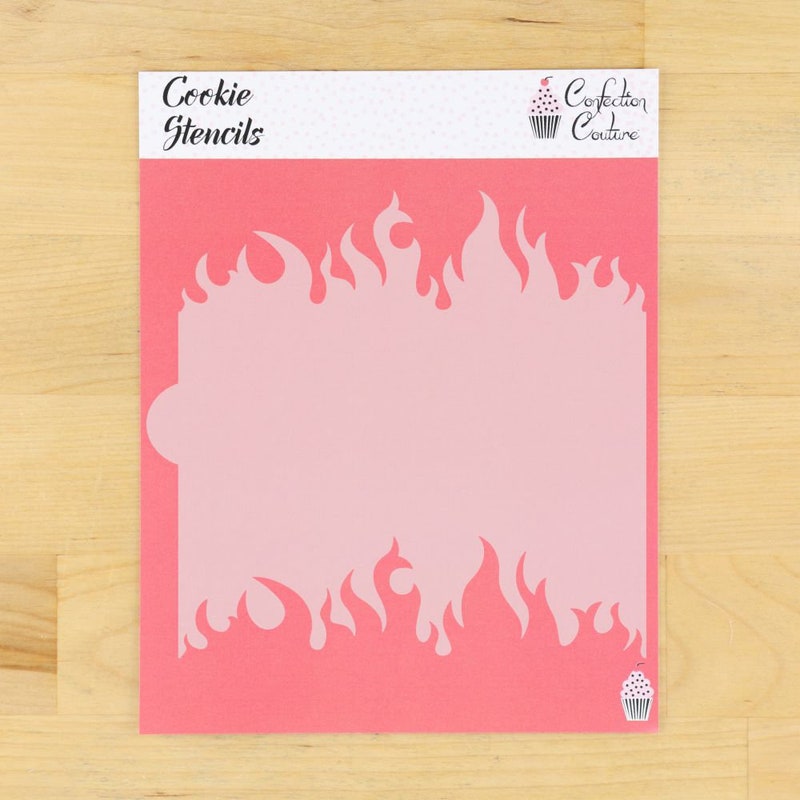 Flame Stencil for Painting - Etsy