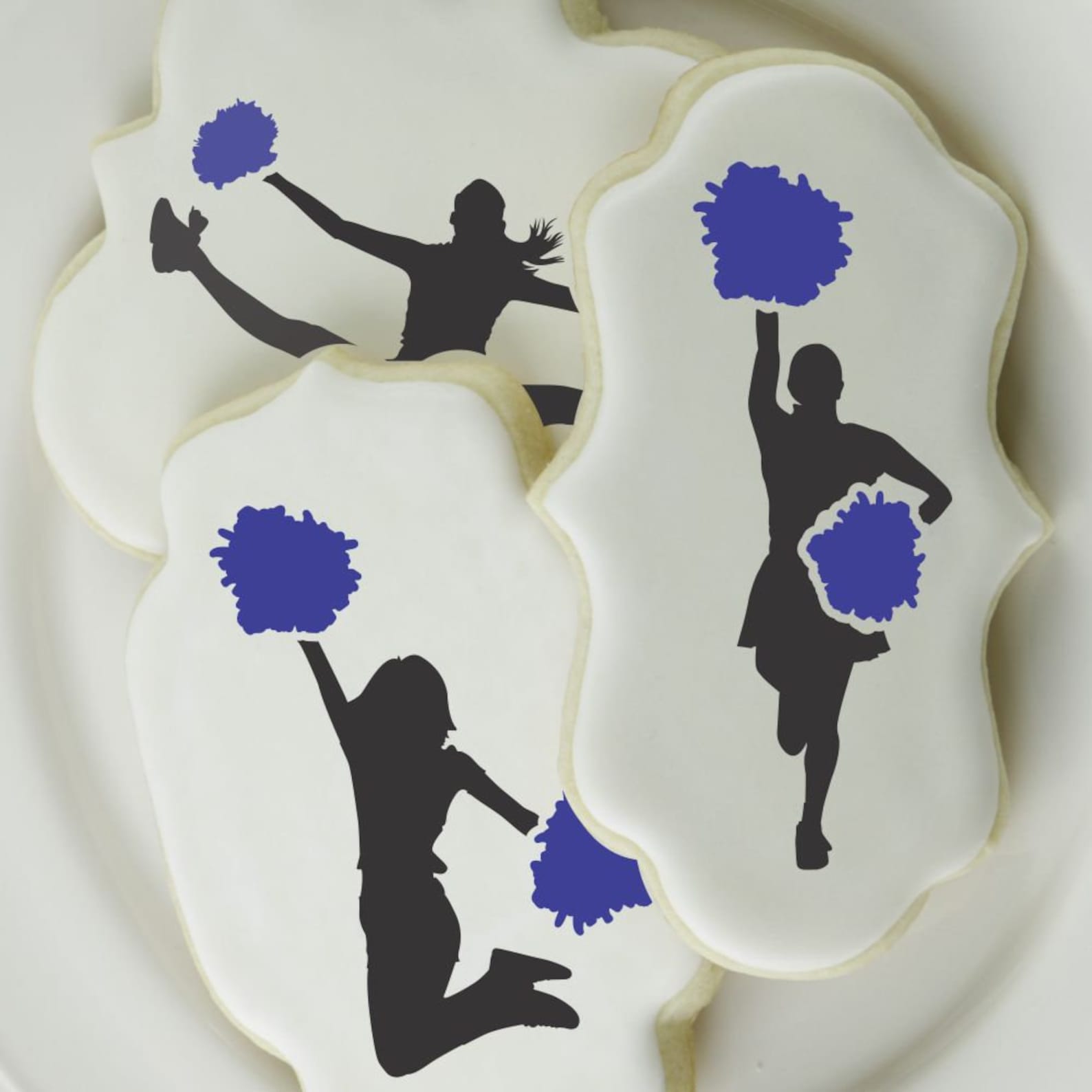 Cheerleading Cookie Stencil | Cheer Squad & Competition Cookies - Etsy
