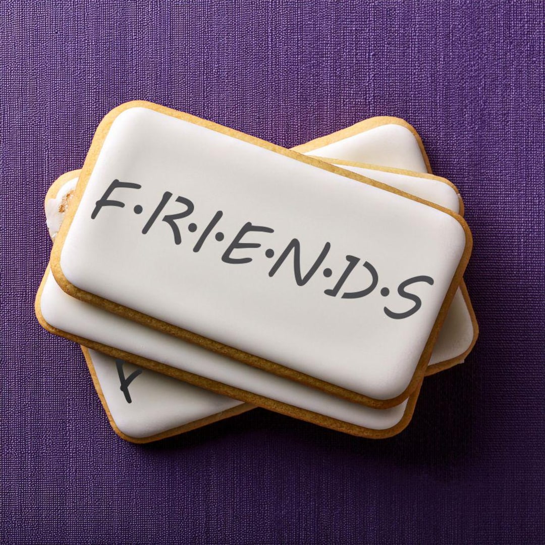 Friends Cookie Stencil | Friends Cookie Stencil | TV Show Cookie ...