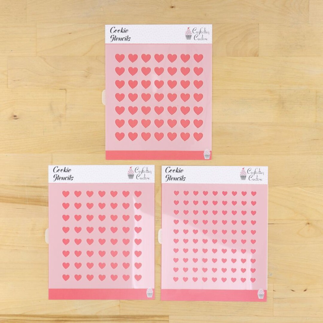 Hearts Sprinkle Stencil Set | Make Your Own Sprinkles | DIY Sprinkles ...