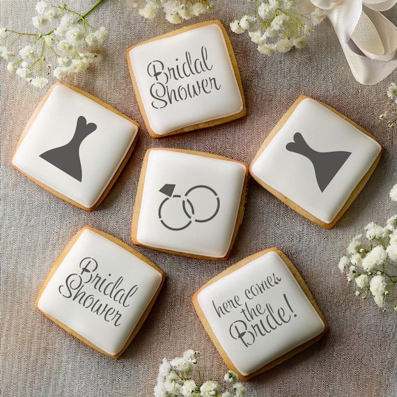 Wedding cookie stencils 60 photos - Astyledwedding.com