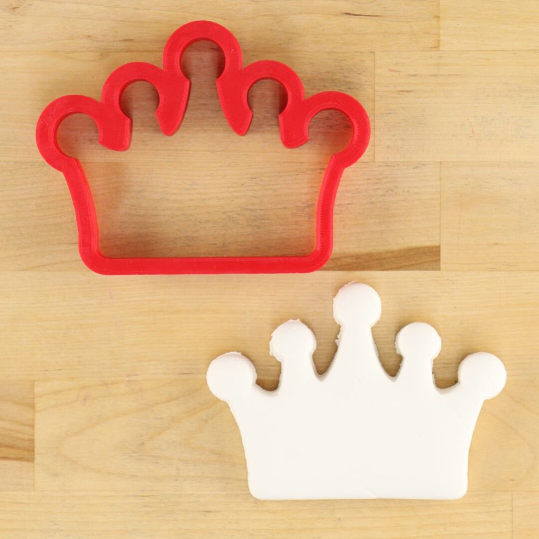 Crown Cookie Cutter | Princess Cookie Cutter | Queen Cookie Cutter ...