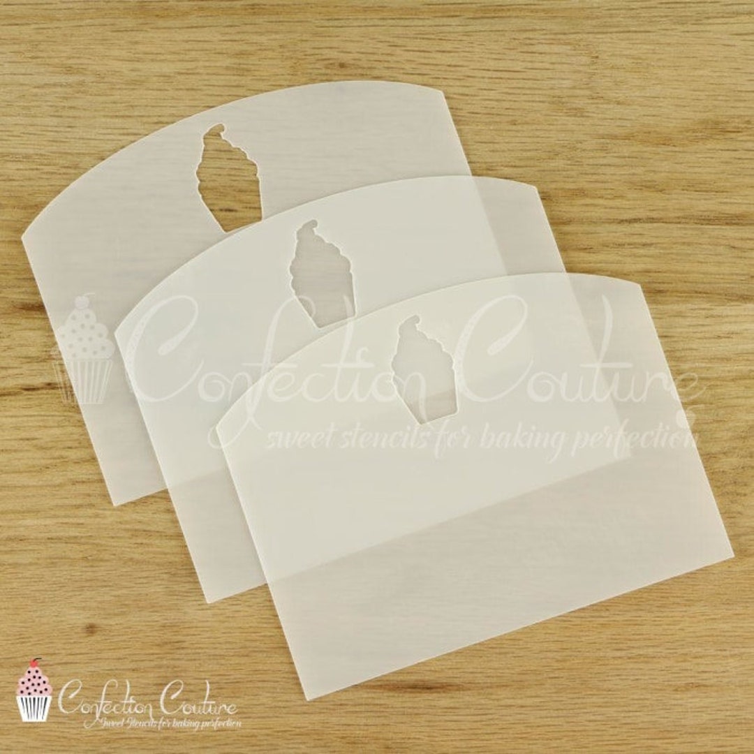 Cookie Stencil Scrapers 3 Pc Set | Cookie Decorating Tool | Royal Icing ...