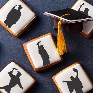 Female Graduate Silhouette Cookie Stencils| Class of 2026 | College ...