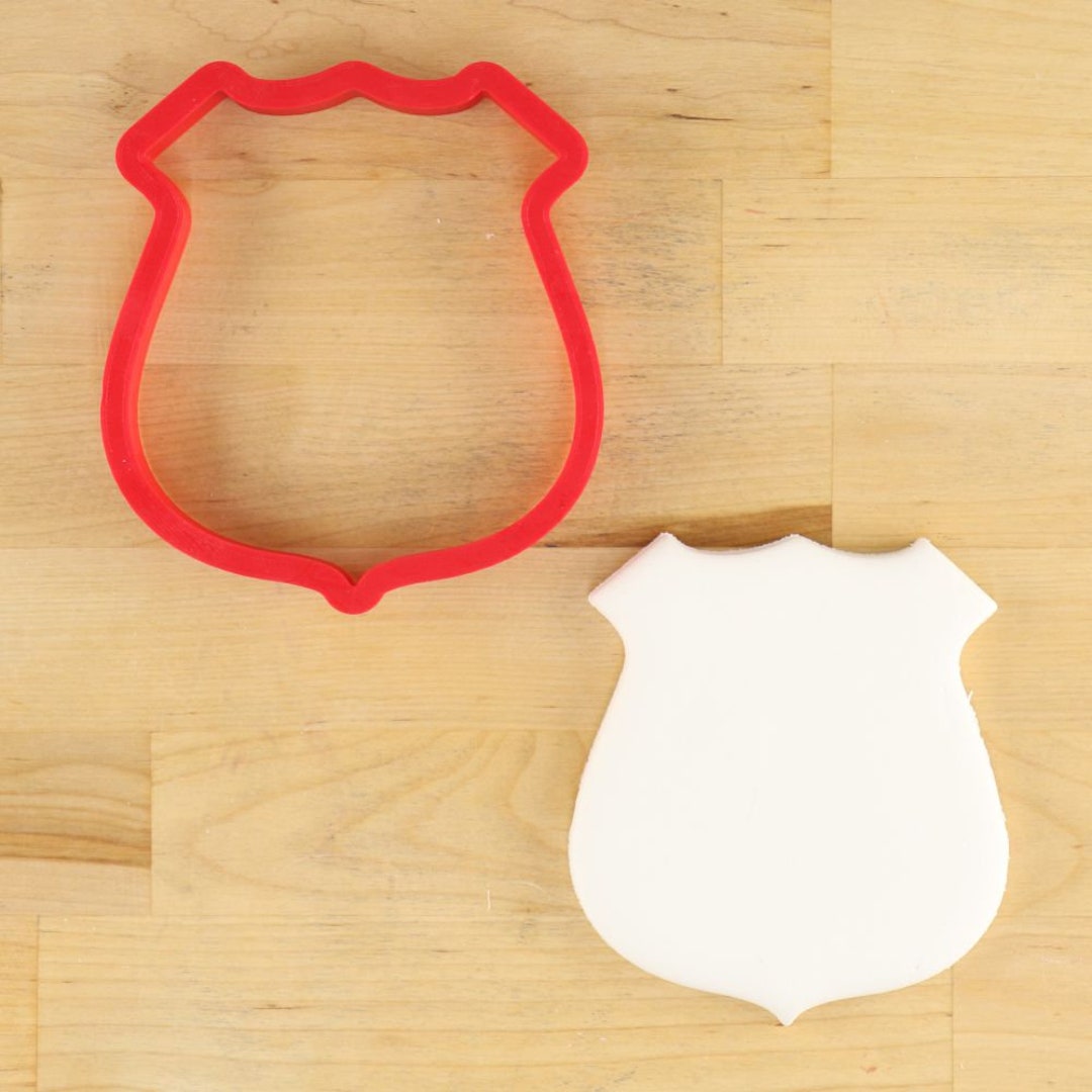 Police Badge Cookie Cutter | First Responders Cookie Cutters | Police ...