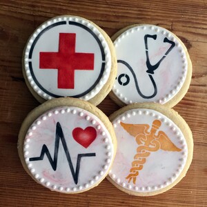 Medical Symbols Cookie Stencil Set by Designer Stencils | Medical ...