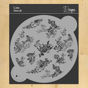 French Toile Cake Stencil Top | Cake Stencil Top by Designer Stencils ...