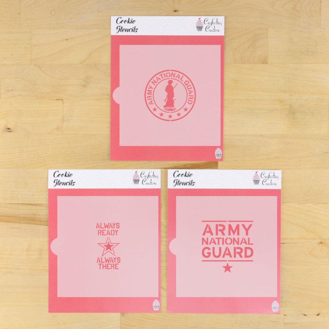 National Guard Cookie Stencil Set | Military| Homecoming | Cookie ...